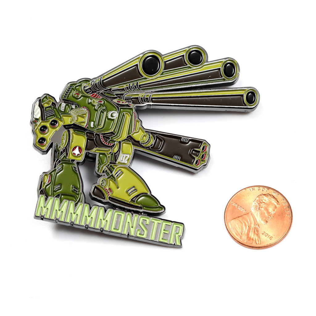 Robotech – M.A.C. II Monster Large Pin Accessory | STRANGE MACHINE GAMES